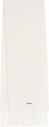Jacquemus Winter Mohair Alpaka Wolle Schal - - Accessories - unisex - Beige - ONE SIZE