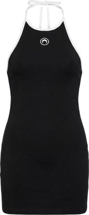 Marine Serre Robe Courte Lune Marine Serre