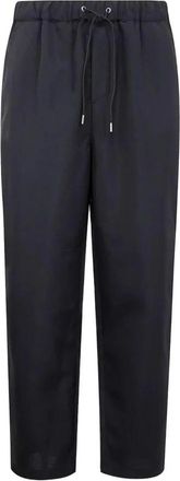 OAMC Oamc, Femme, Pantalons, Noir, Taille: 44 FR Pantalon D&eacute;contract&eacute; &agrave; Taille Couliss&eacute;e