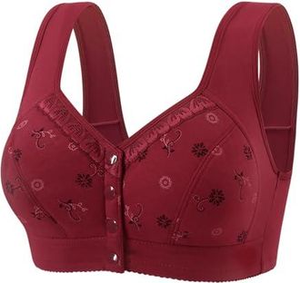 Generic Soutien-gorge tendance et d&eacute;contract&eacute; sans armatures pour femme, bordeaux, 76