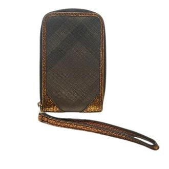 Burberry Pochette Vintage en Toile Enduite dOccasion - Femme - Pre-owned - Multicolore - Taille: ONE Size