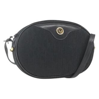 Dior Pre-owned Vintage Trotter Canvas Schultertasche - - Pre-owned - Damen - Schwarzk - ONE SIZE