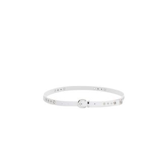 Closed Lederg&uuml;rtel mit Nieten - - Accessories - Damen - Wei&szlig; - M