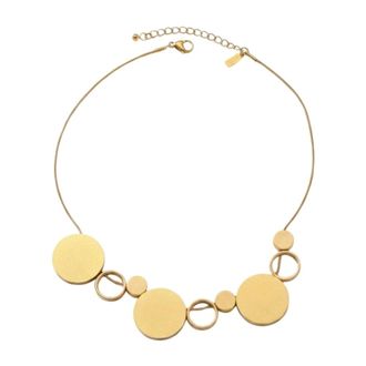 Dansk Copenhagen Tyra Collier Court - Femme - Accessoires - Jaune - Taille: ONE Size