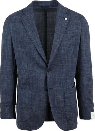 L.B.M. 1911 L.b.m. 1911, Homme, Vestes, Bleu, Taille: XL Stondata Jacket