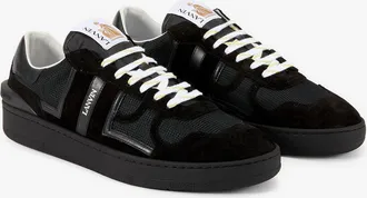 Lanvin Baskets bi-mati&egrave;re &agrave; lacets