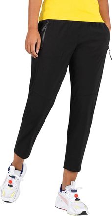 Timezone Damen Regular Suki TZ Cropped Freizeithose, Black, M