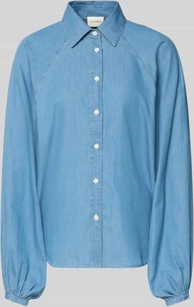 Closed Relaxed Fit Bluse in Denim-Optik