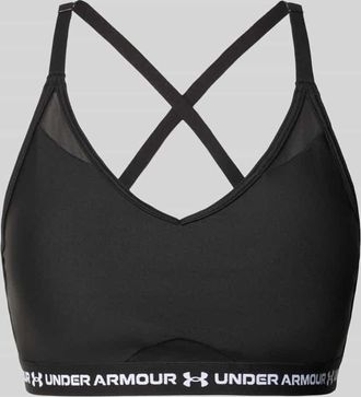 Under Armour Sport-BH mit Label-Schriftzug Modell UA Crossback Low Bra