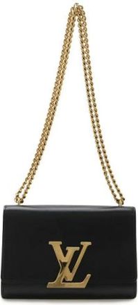 Louis Vuitton Pre-owned Sac bandouli&egrave;re Louise MM en cuir - Femme - Pre-owned - Noir - Taille: ONE Size