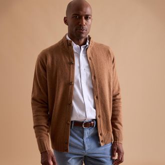 Bexley Kimsey - Pull homme marron chin&eacute;