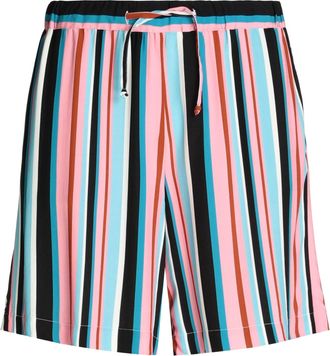 8 by YOOX VISCOSE WIDE LEG SHORTS