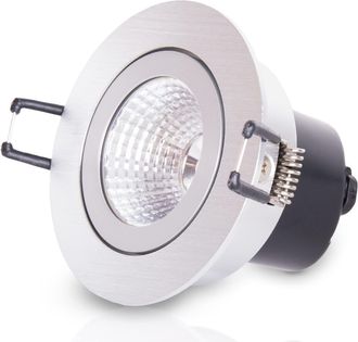 Paco Home LED Einbaustrahler Deckenstrahler Schwenkbar Deckenspots Rahmen K&uuml;che Flur Einbauleuchten Deckenbeleuchtung Einbauleuchte Aluminium