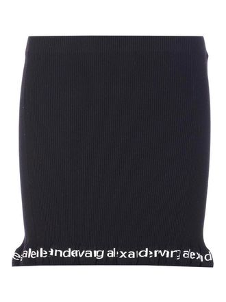 Alexander Wang Mini Jupe - Noir