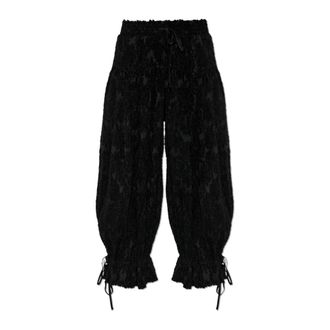 Ganni Plissierte Hose - - Trousers - Damen - Schwarzk - S