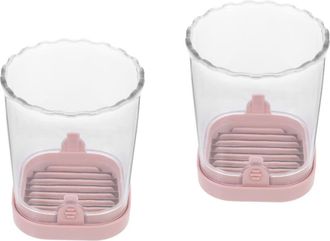 Amosfun 2St Schneidemaschine fruchtschneider Bananenschneider K&uuml;chenslicer Gem&uuml;sereibe Tassenzerkleinerer Handschneider Multifunktionaler Obstschneider Gem&uuml;se