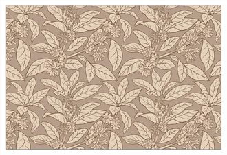 Wallario selbstklebendes Poster - Florales Muster, Aufkleber in Premiumqualit&auml;t, Klebefolie Gr&ouml;&szlig;e: 61 x 91,5 cm (Maxiposter)