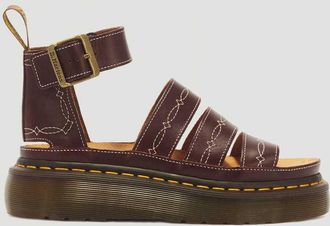 Dr. Martens Clarissa II Quad Desert Rodeo Classic Pull Up Leder Sandalen in Braun, Gr&ouml;&szlig;e: 36