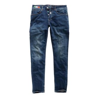 Carlo Colucci Moderne 5-Pocket-Jeans - - Jeans - Herren - Blau - W31