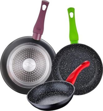 San Ignacio Set mit 3 Pfannen 18/22/26 cm Kollektion Jolie