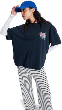Roxy T-Shirt TALLOVERSIZE WASHED Kurzarm, l&auml;ssiger Stil, f&uuml;r Alltag und entspannte Aktivit&auml;ten