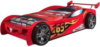 Vipack Vipack - Lit 90x200 Le Mans Sommier inclus Car beds - Rouge