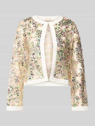 Milano Semitransparente Jacke mit Pailletten