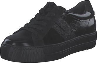 Paul Green Sneaker 5430-098, Lack/Brush, Schwarz, Damen EU 3,5/36