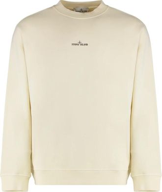 Stone Island Homme, Sweatshirts et sweats &agrave; capuche, Beige, Taille: L Compass SweaT-shirt