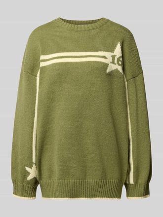Daisy Street Strickpullover mit Rundhalsausschnitt Modell STAR