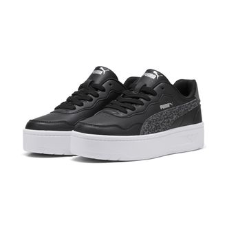 Puma Sneakers Court Lally Skye Feline Femme, Accessoires, Noir, 35.5