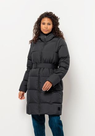 Jack Wolfskin Daunenmantel JACK WOLFSKIN FROZEN LAKE COAT W, Damen, Gr. XL (46), schwarz, Hauptmaterial: 100% Polyester (recycled); Futter: 100% Polyester (recycled