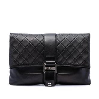 Chanel Pre-owned Flap Clutch - - Pre-owned - Damen - Schwarzk - ONE SIZE
