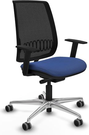 Piqueras y Crespo Gepolsterter B&uuml;rostuhl Alares mit 1D-Armlehnen, h&ouml;henverstellbare Lendenwirbelst&uuml;tze, ausgestattet mit Syncro/Traslack und eingespritztem Schaumstoff,