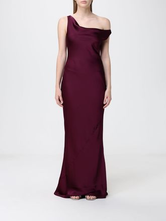 Norma Kamali Robe longue en cr&ecirc;pe