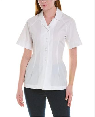 Sportmax Fitted White Shirt Size L