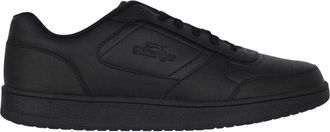 Slazenger Tower Sneaker f&uuml;r Herren, Leder, niedrig geschnitten (Schwarz)