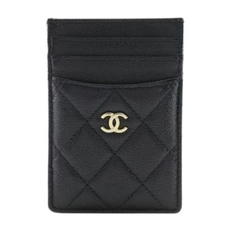 Chanel Porte-cartes Pre-owned - Femme - Pre-owned - Noir - Taille: ONE Size