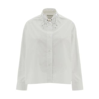 Des_Phemmes DES Phemmes - Chemise classique - Femme - Blouses et Chemises - Blanc - Taille: 38 FR