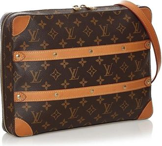 Louis Vuitton Hobo Bags - Monogram Soft Trunk Messenger MM - Gr. unisize - in Braun - f&uuml;r Damen