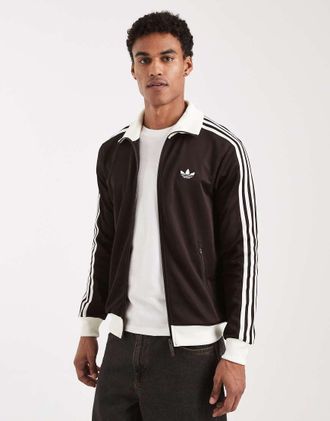 adidas Originals Haut de surv&ecirc;tement classique - Caf&eacute; aurora/blanc cass&eacute;-Brown