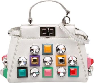 Fendi Sac Mini Vintage Pre-owned - Femme - Pre-owned - Blanc - Taille: ONE Size
