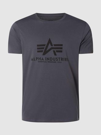 Alpha Industries T-Shirt mit Label-Print