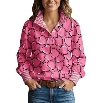 Generic 2026 Chemise Femme Saint-Valentin Manches Longues Sweat Pull Col Rond Couleur Unie Top Sweater Outdoor Oversize Vetement pour Printemps Automne Hiver 