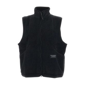 Pas Normal Studios Gilet en polaire Off-Race - Homme - Sport - Noir - Taille: L