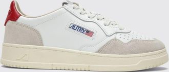 Autry Medalist Low Sneaker aus glattem Kalbsleder mit Kontrastdetails