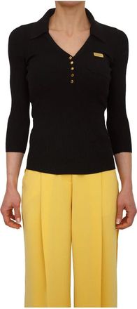 Elisabetta Franchi Femme, Pulls, Noir, Taille: 38 FR Maglia