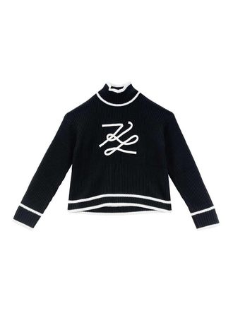 Karl Lagerfeld Pull Col Rond - Noir