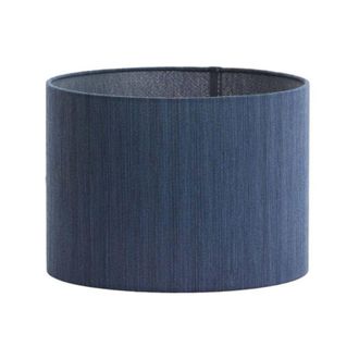 Light & Living Lampenschirm - Harper - blau - textil - ø 25cm - - Light&living