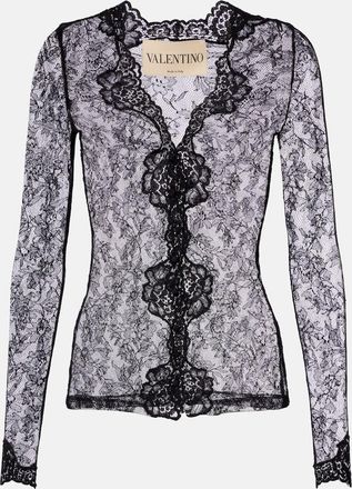 Valentino Cardigan &agrave; dentelle